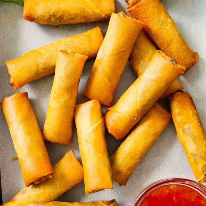 Vegetable Spring Rolls - Casually Peckish