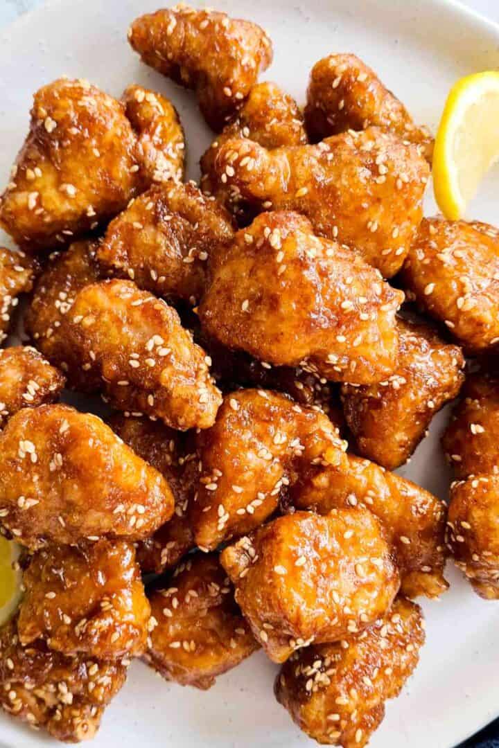 Crispy Honey Sesame Chicken - Casually Peckish