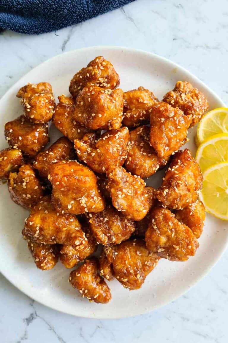 Crispy Honey Sesame Chicken - Casually Peckish