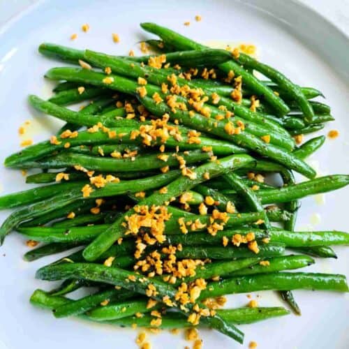 Garlic Green Bean Stir Fry - Casually Peckish