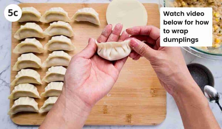 Chinese Chicken Dumplings - Casually Peckish
