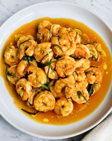 Chinese Prawn Stir Fry - Casually Peckish